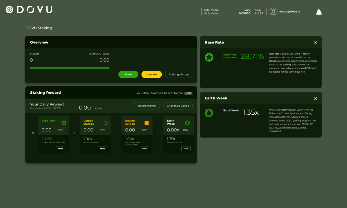 DOVU - Introducing the DOVU staking programme - DOVU